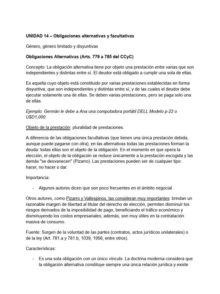 Ob Genero b14 | PDF | Pagos