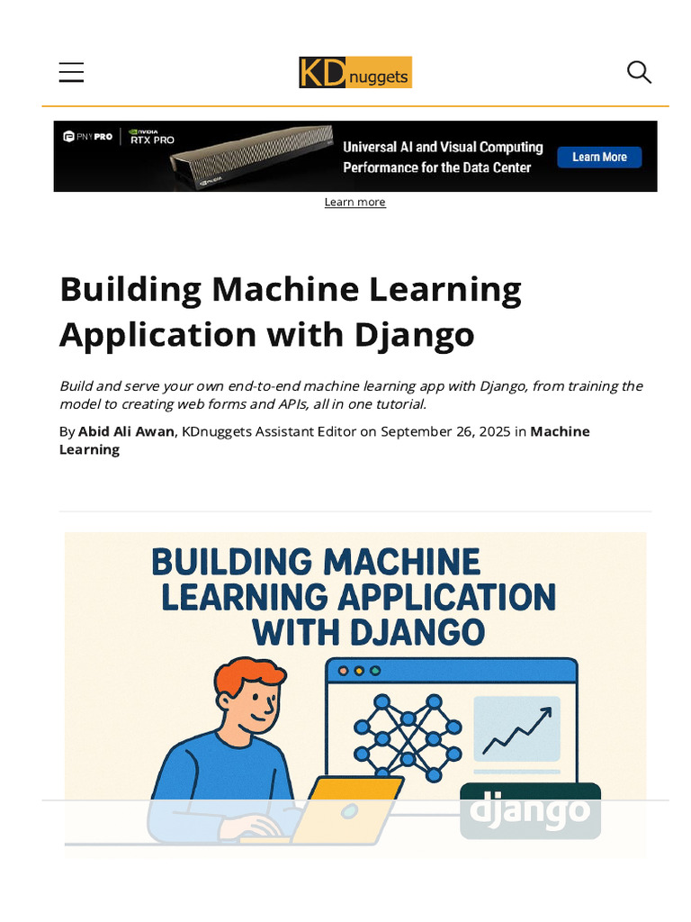 WWW Kdnuggets Com Building Machine Learning Application With Django... | PDF | Artificial ...