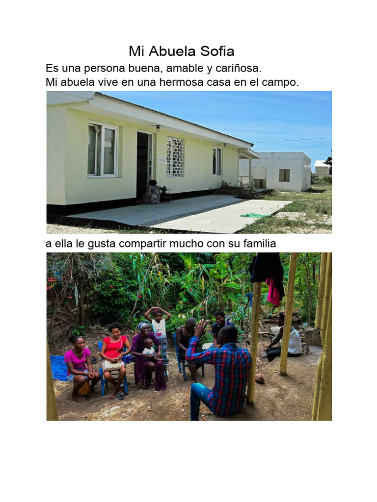 Mi Abuela Sofia | PDF