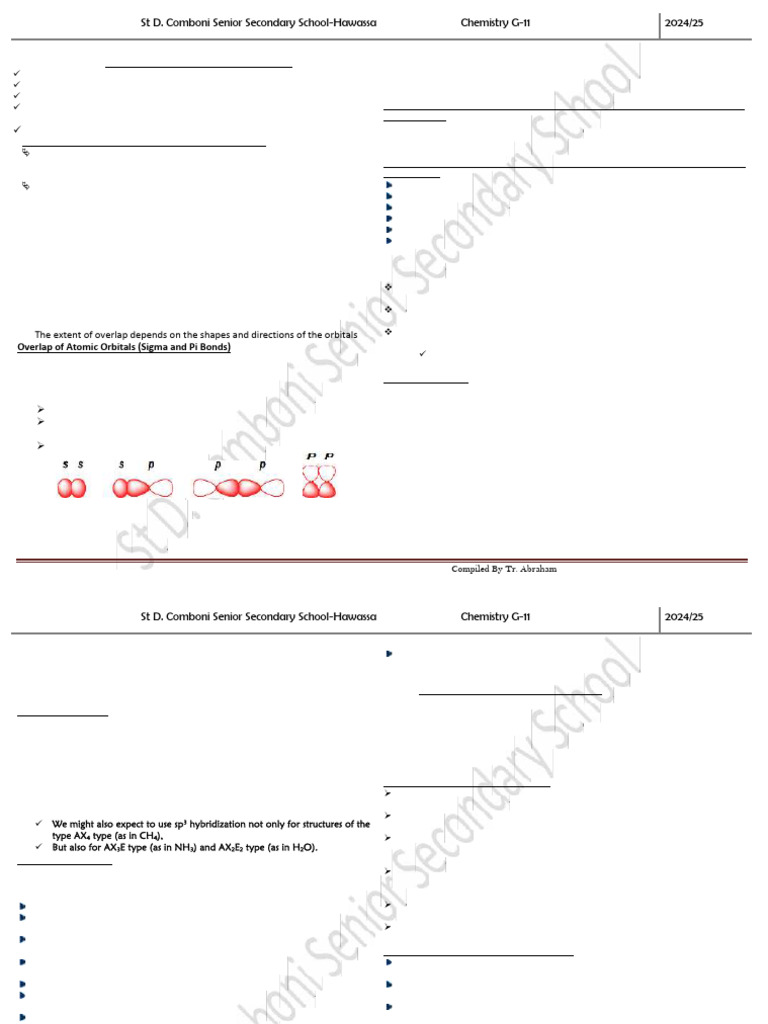 Chemical Bonding Theories Explained | PDF | Molecular Orbital ...