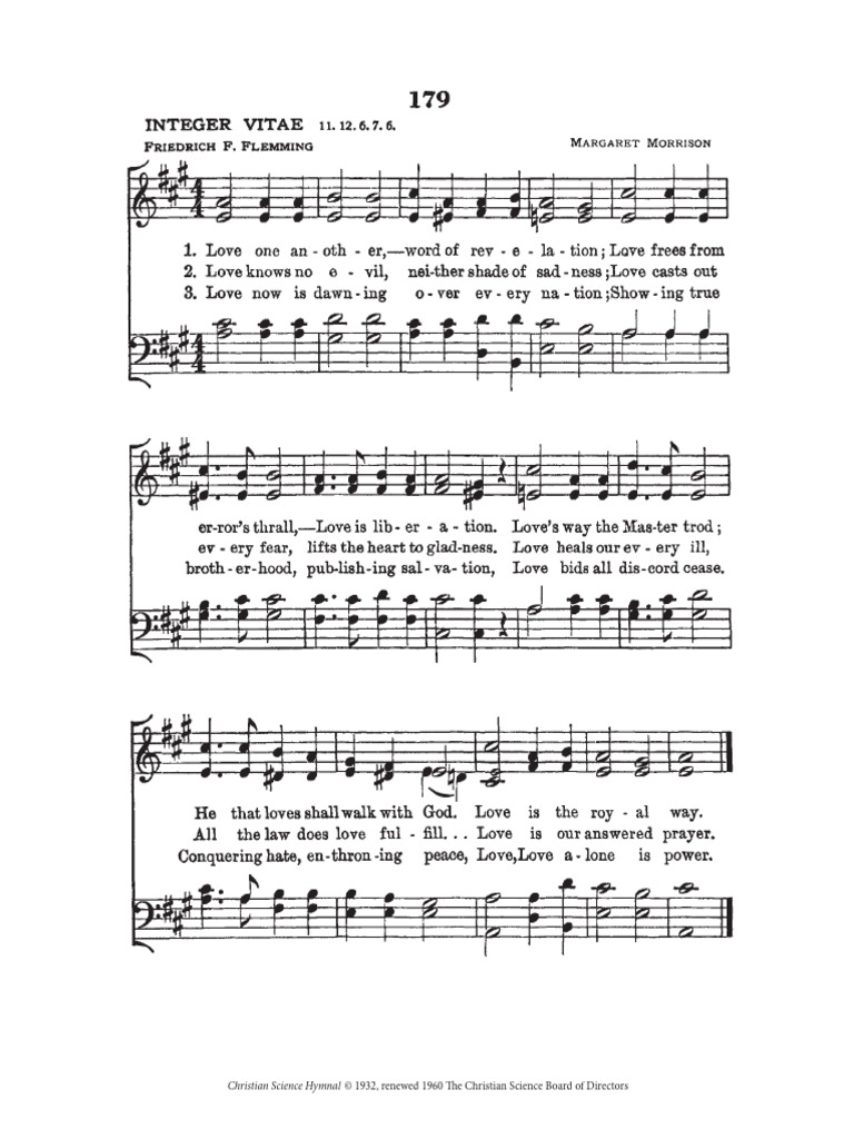 Hymn 179-Christian Science Hymnal | PDF