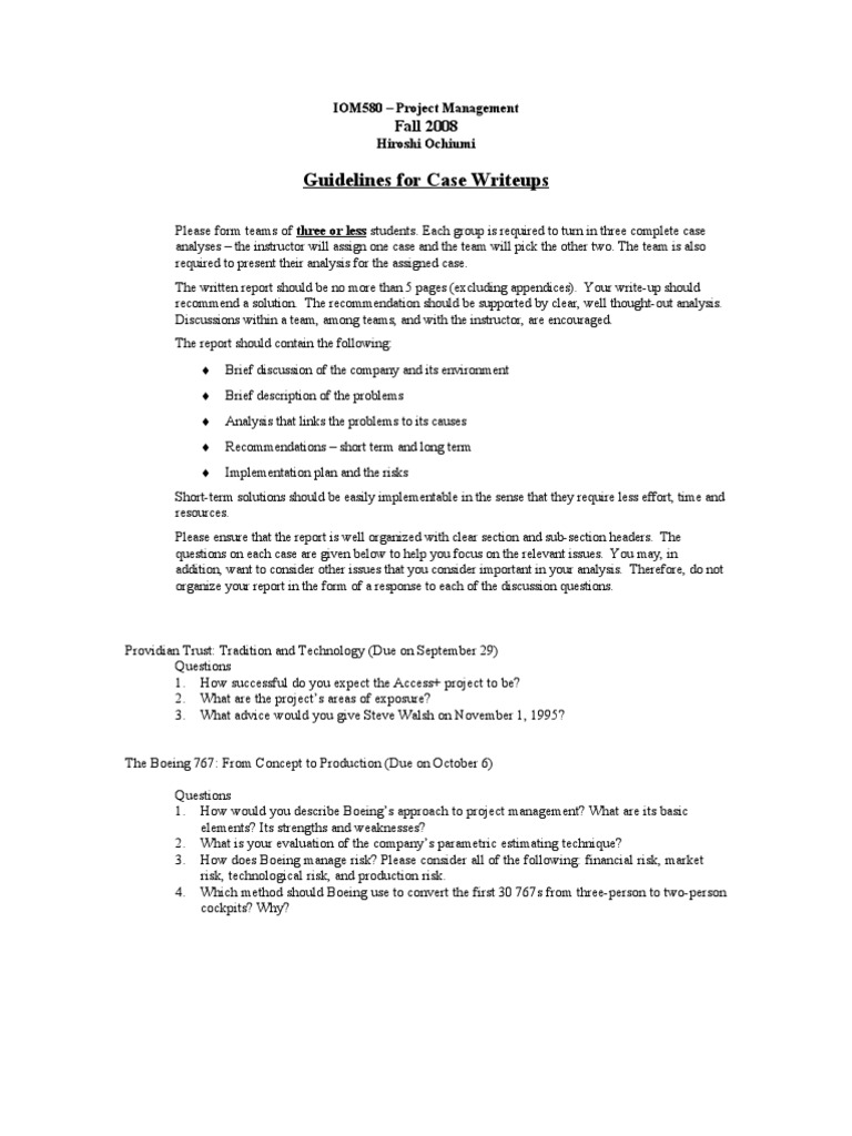 Case Write Up 580 | PDF | Strategic Management | Enterprise Resource ...