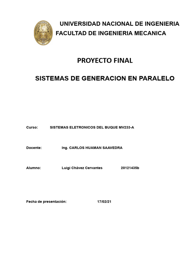Monitorización de Generadores Diesel SCADA | PDF | Ingenieria Eléctrica ...