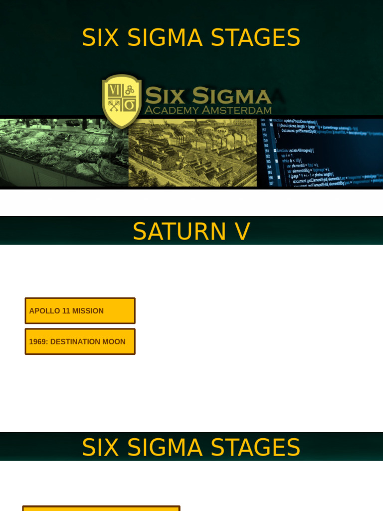 Six Sigma Stages Explained | PDF