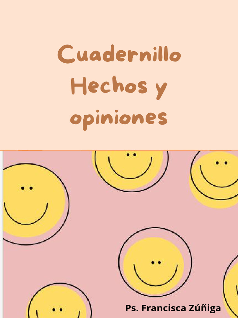 Hechos y Opiniones: Guía Práctica | PDF