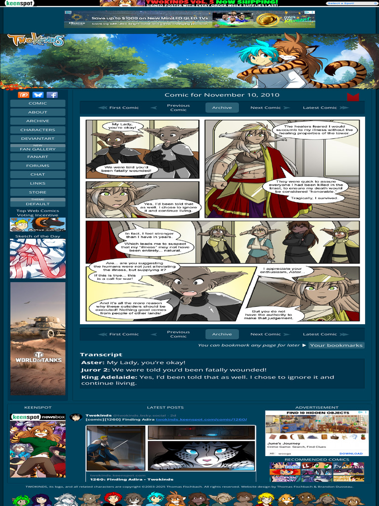 Twokinds - 21 Years On The Net! 3 | PDF | World Wide Web | Internet & Web