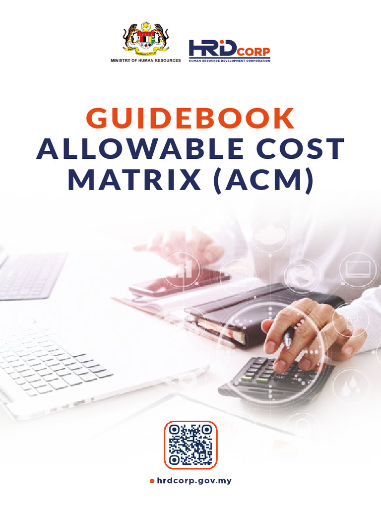 HRD CORP Allowable Cost Matrix 2025 September 2025 | PDF | Receipt ...