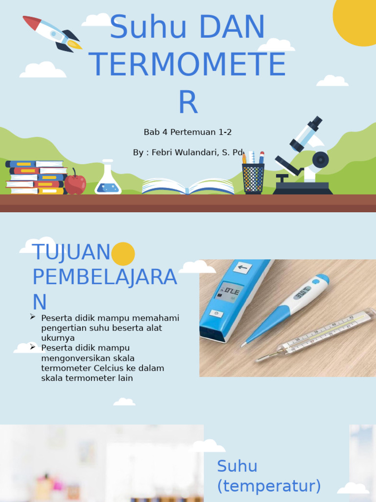 Bab 4 - Pert 1 - Suhu Dan Termometer | PDF