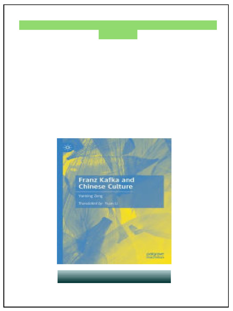 Franz Kafka and Chinese Culture Yanbing Zeng PDF Available | PDF ...