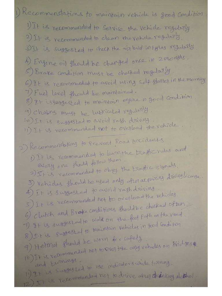 Recommendations Exercises 1 | PDF