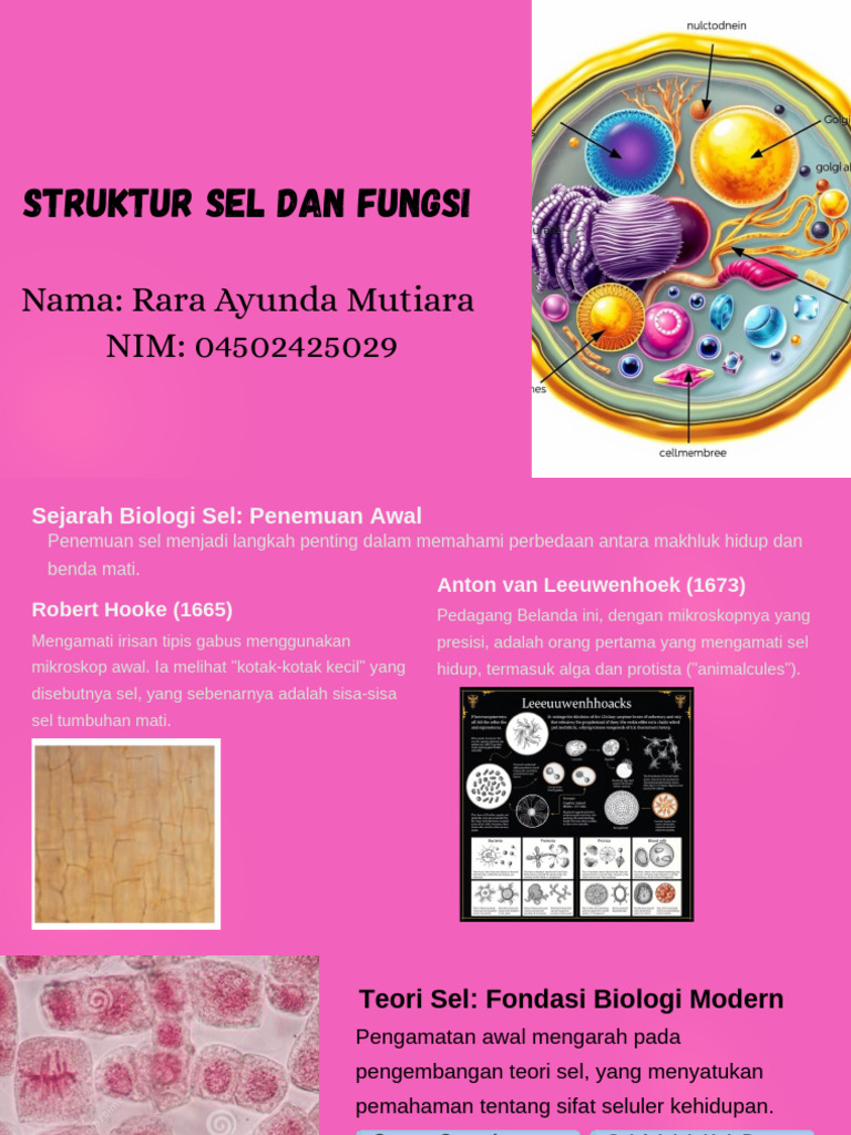 STRUKTUR-SEL-DAN-FUNGSI (1) .PPTX - 20250923 - 211643 - 0000 | PDF