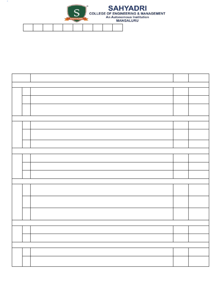 COA Model Question Paper1 | PDF | Central Processing Unit | Computer Data