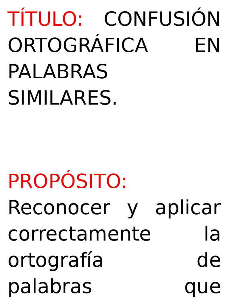Palabras Similares | PDF