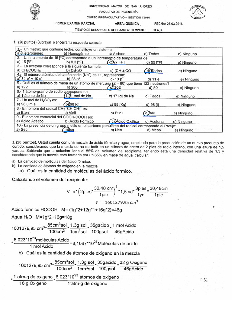 1P QMC I-2016 B | PDF