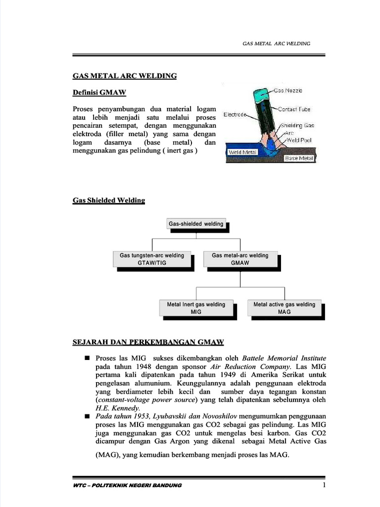 Pengertian dan Keunggulan GMAW | PDF