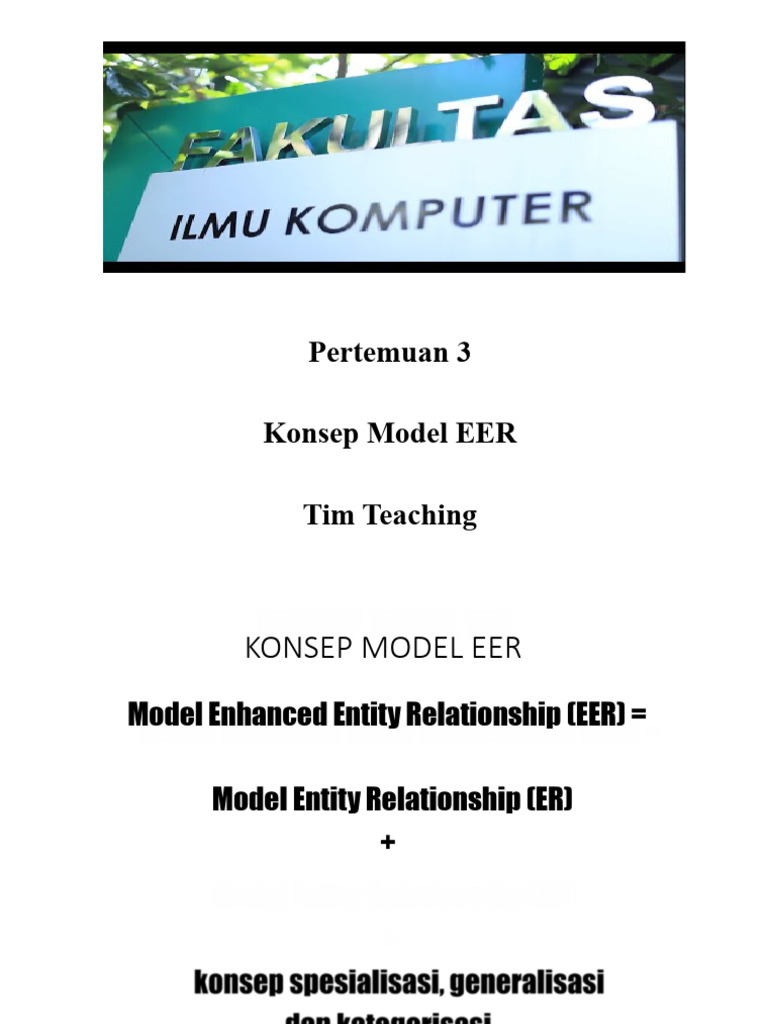 Pertemuan 3 - Pengantar Basis Data | PDF
