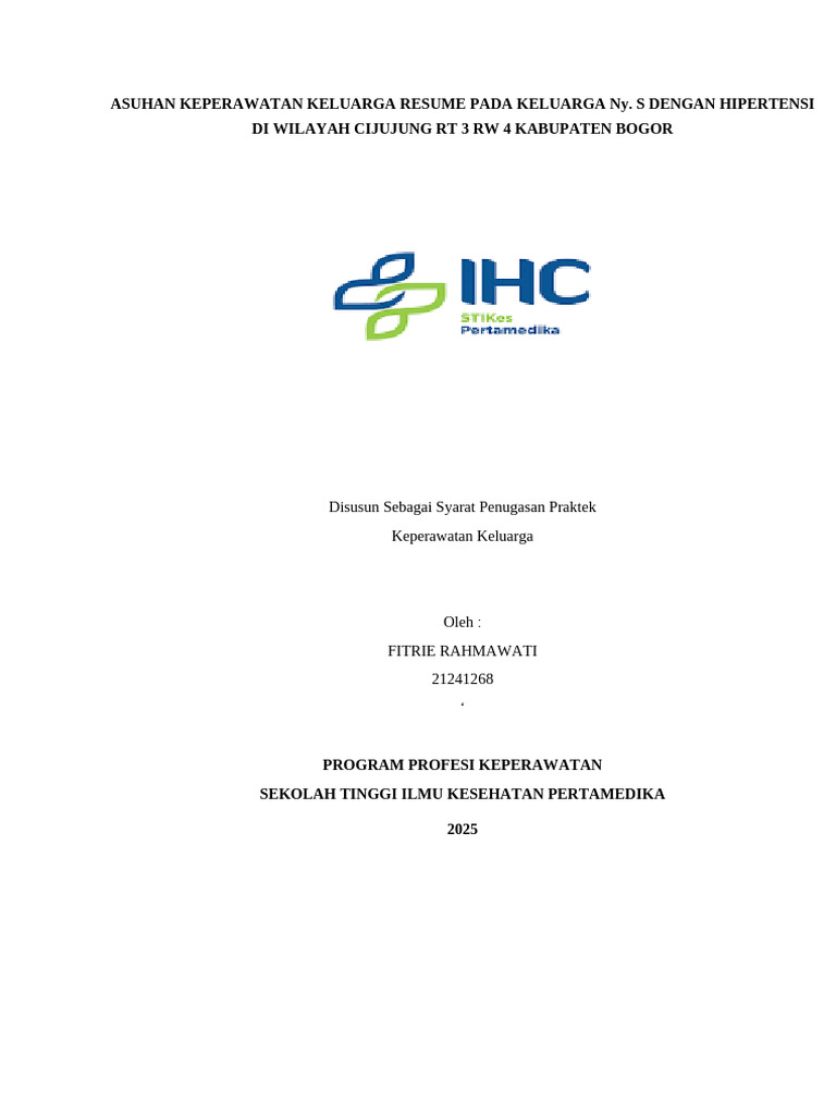 Askep Resume Keluarga | PDF