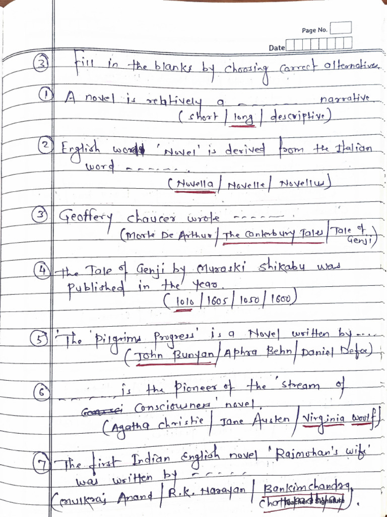 History of Novel Objectives | PDF