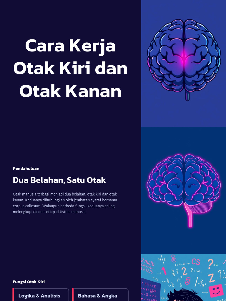Cara Kerja Otak Kiri Dan Otak Kanan | PDF