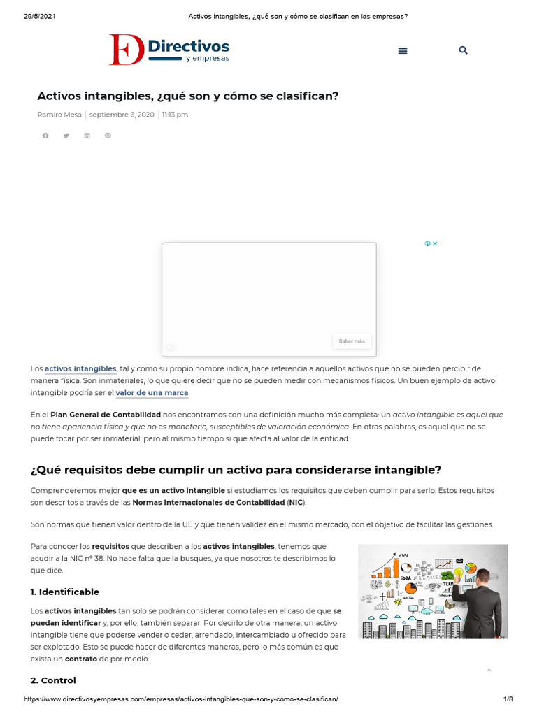 Activos intangibles: definición y clasificación | PDF | Activo ...
