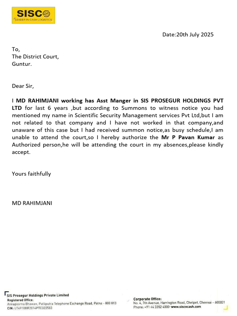 Sobhan Letter | PDF