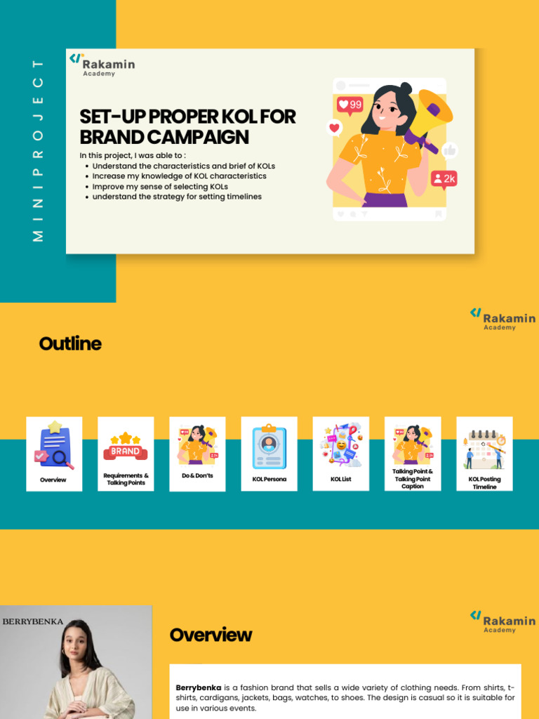 Portfolio Set-Up Proper KOL For Brand Campaign | PDF | Brand | Fashion