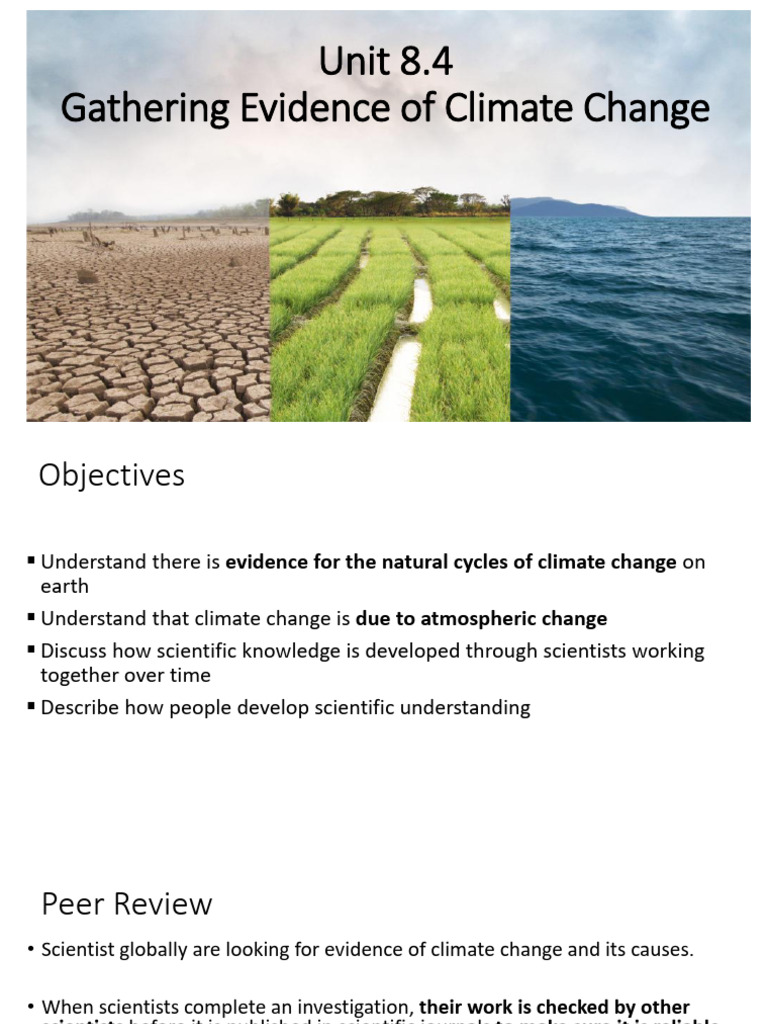 Evidence of Climate Change Research | PDF | Climate Change | Climate