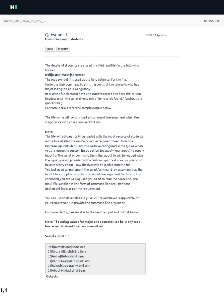 Mock1 SBQ Java 21 Nov MUM With Answers | PDF | Method (Computer Programming) | Command Line ...