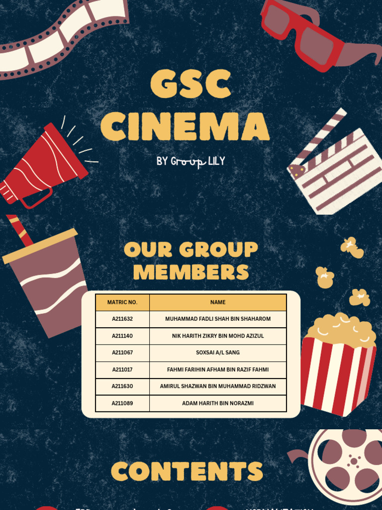 GSC Cinema Database Project Overview | PDF | Databases | Applied ...