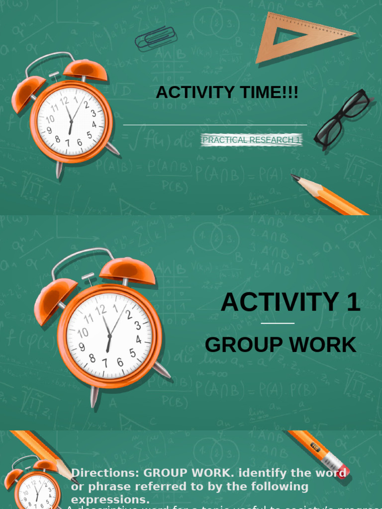 Exercises Guidelines in Choosing A Research Topic | PDF