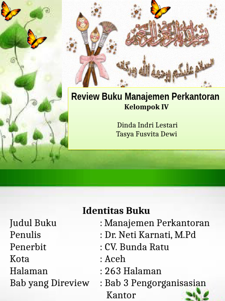 Review Buku Manajemen Perkantoran | PDF