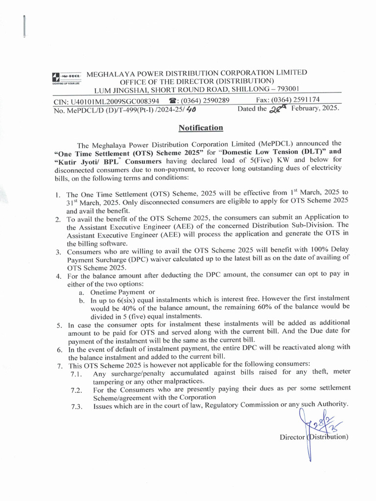 Otss 2025 Notification28022025 | PDF