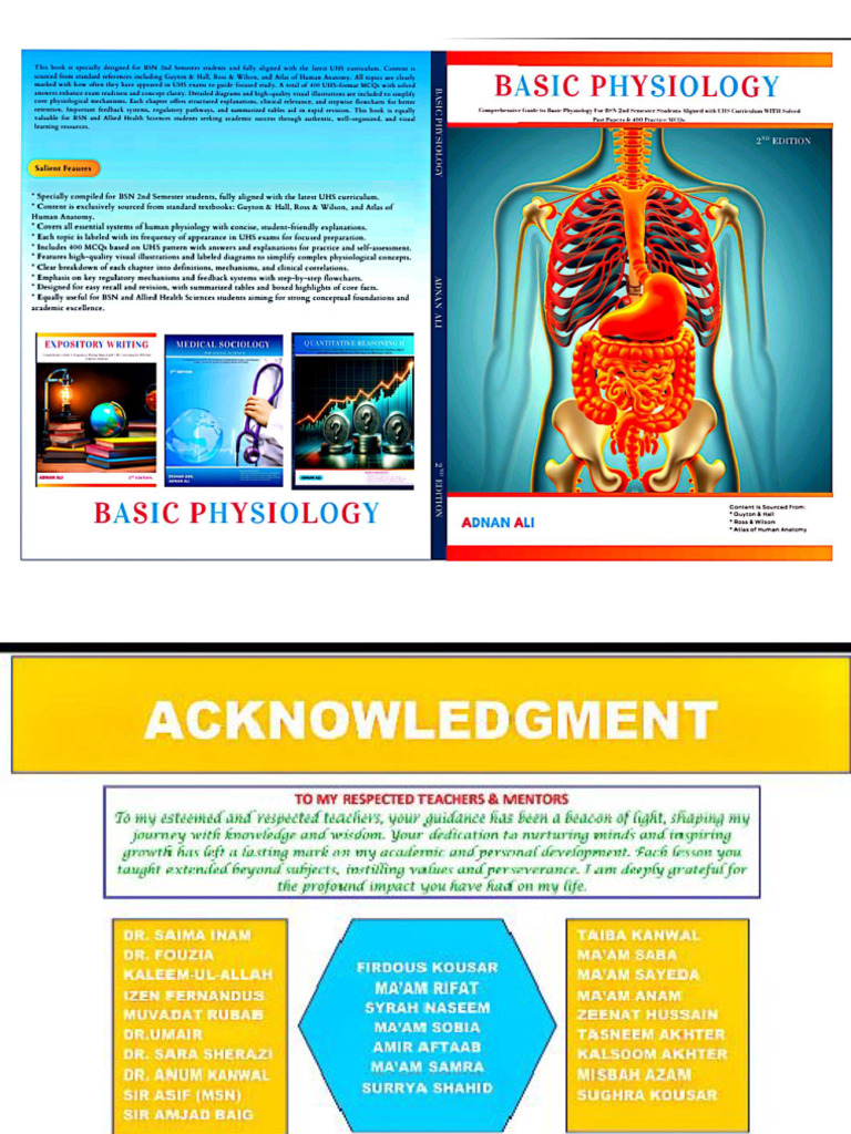 Basic Physiology by Adnan Ali | PDF