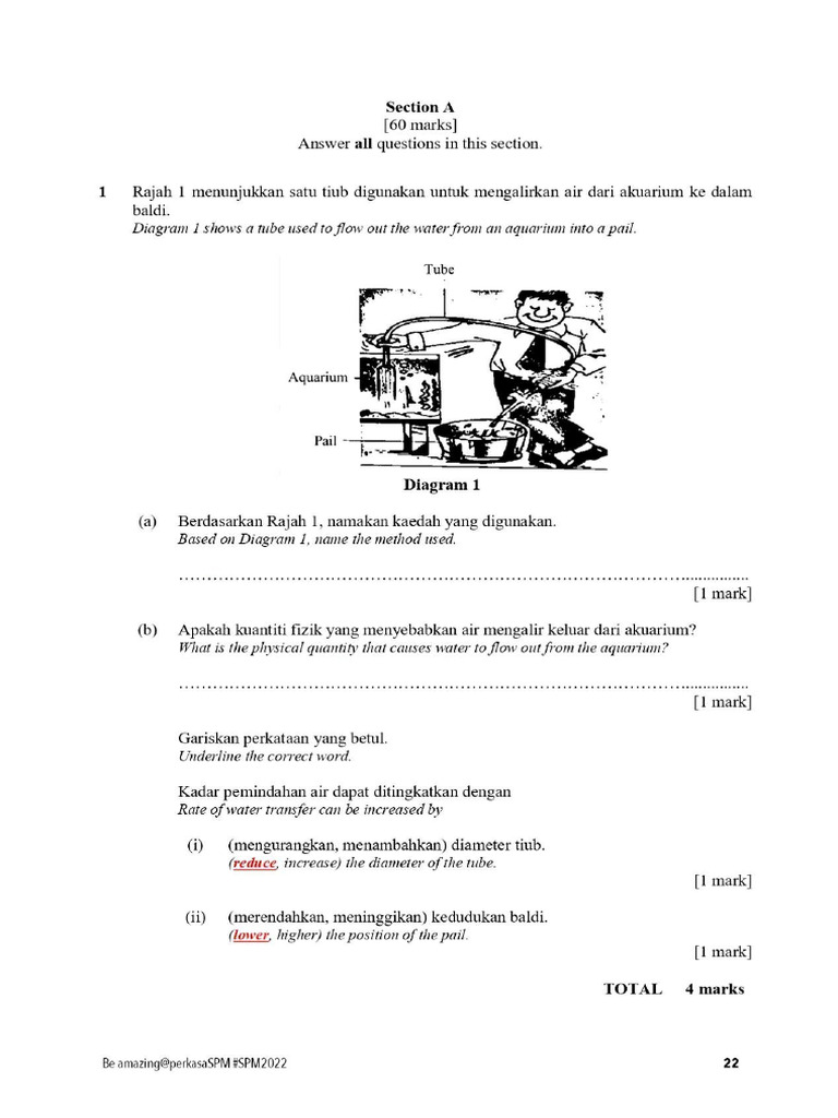 SPM Sebenar 2021 Fizik Set 2 Kertas 2 | PDF