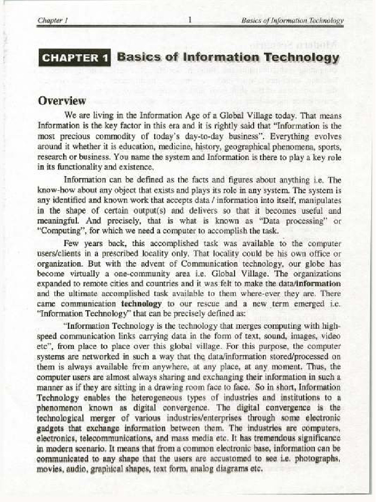 1styear Computer Science Full Book PDF | PDF