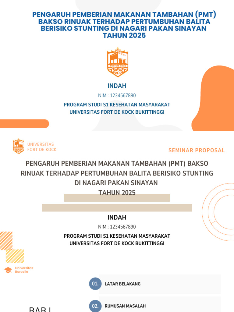 Biru Hijau Modern Seminar Proposal Revolusi Kesehatan Presentation | PDF