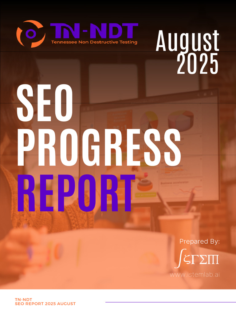 August 2025 SEO Progress Report | PDF | Search Engine Optimization ...