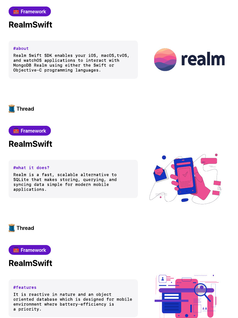 About Realm Swift Framework | PDF