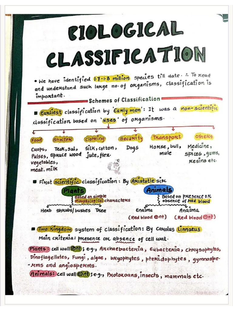 Biological Classification | PDF