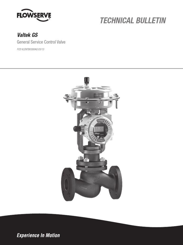Valtek GS Control Valve Overview | PDF | Valve | Mechanical Engineering