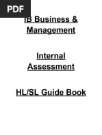 Business IA Structure and Guidelines | PDF