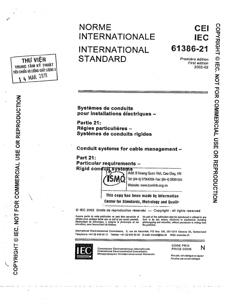 Iec 61386-21-2002 | PDF