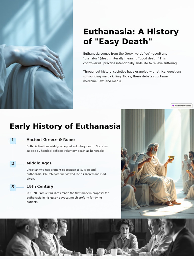 Euthanasia A History of Easy Death | PDF | Medicine | Palliative Care