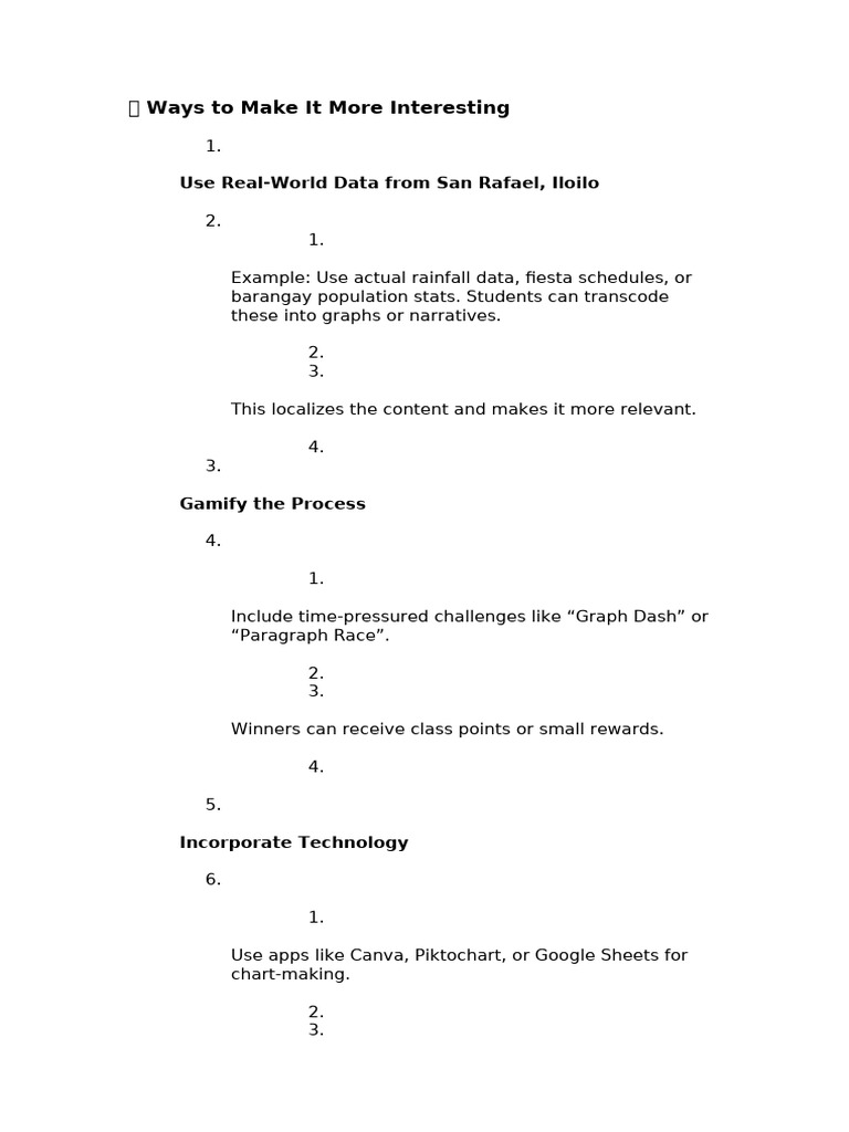 Engaging Activities for Transcoding Text | PDF | Chart | Infographics