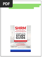 2025 SHRM Certification Handbook | PDF | Human Resources | Human Resource Management