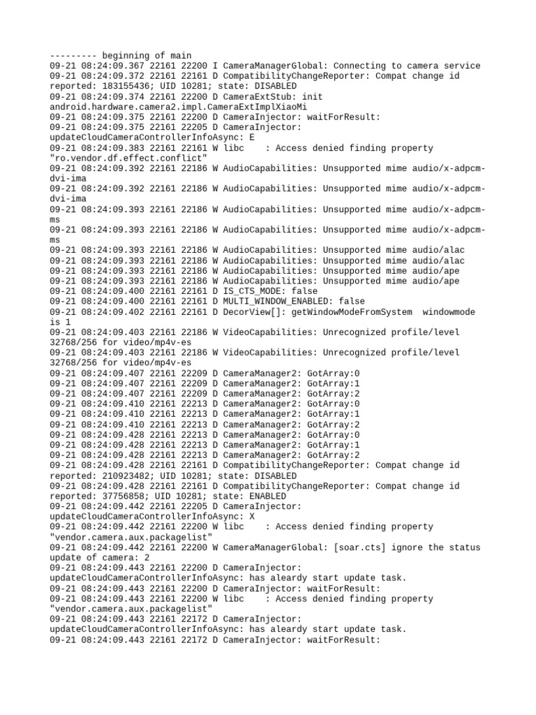 Log Cat 1758432249279 | PDF | Computing | Software