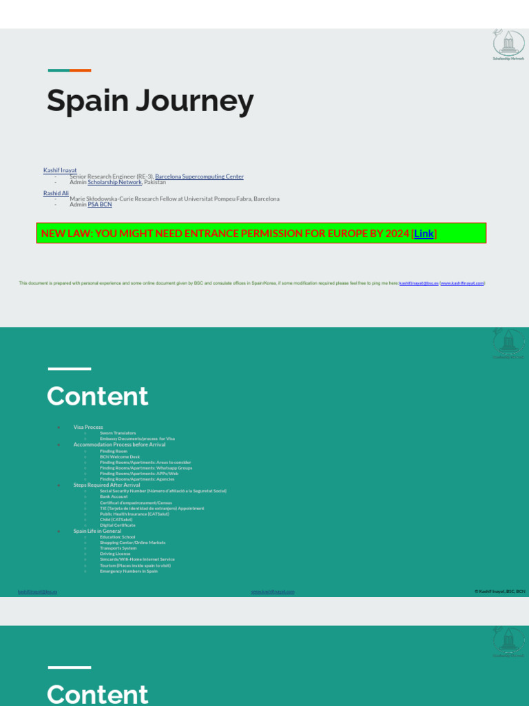 Essential Guide for Moving to Spain | PDF | Barcelona | Travel Visa