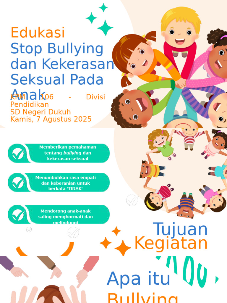 Stop Bullying dan Kekerasan Seksual Anak | PDF
