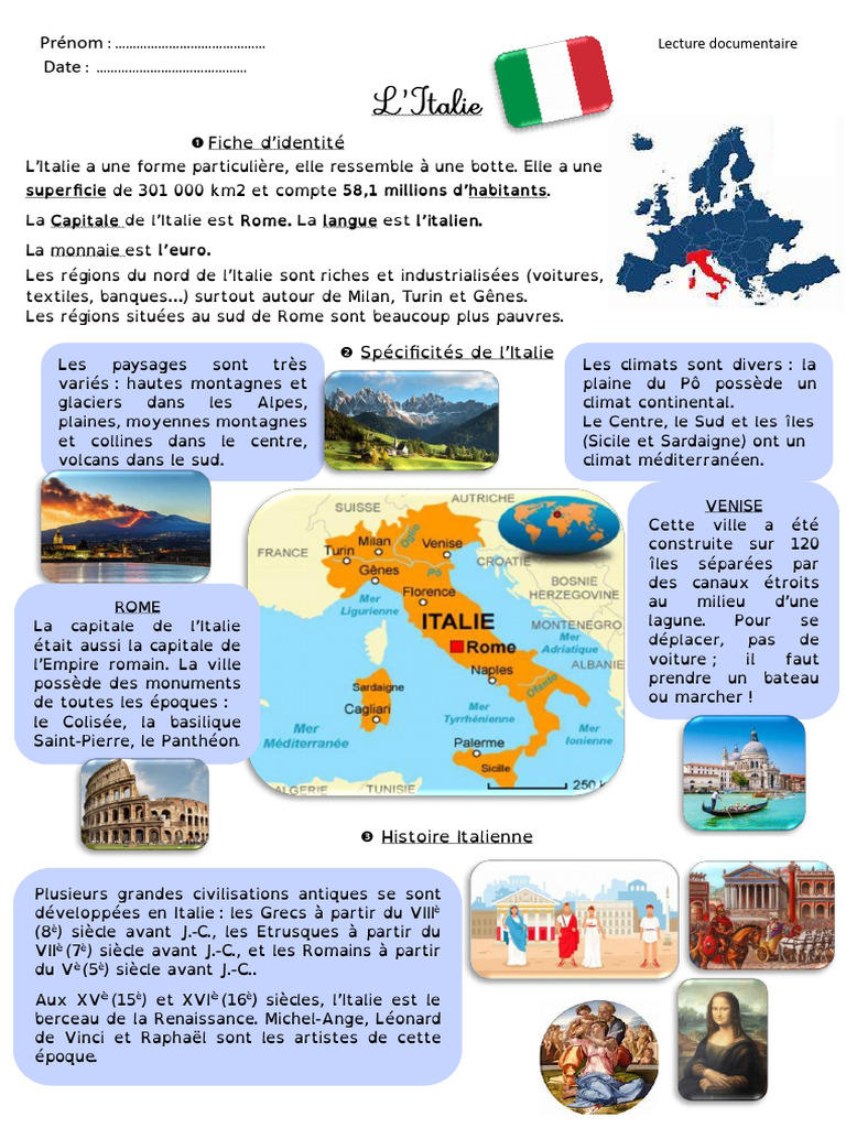 DHDA 4 - Lecture Documentaire ITALIE | PDF