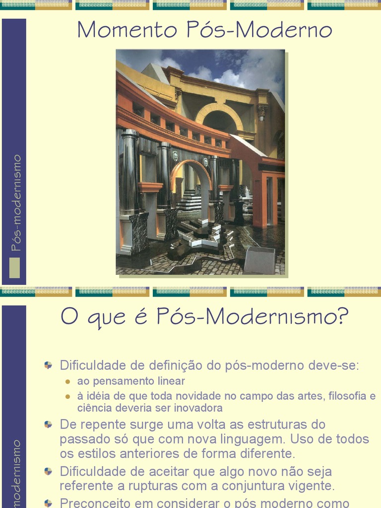Uma Introdução Ao Pós-Modernismo: Definições, Evolução E Exemplos | PDF ...